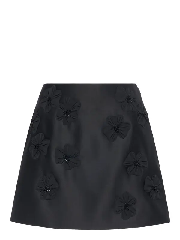 Moncler Embellished Skirt - Black
