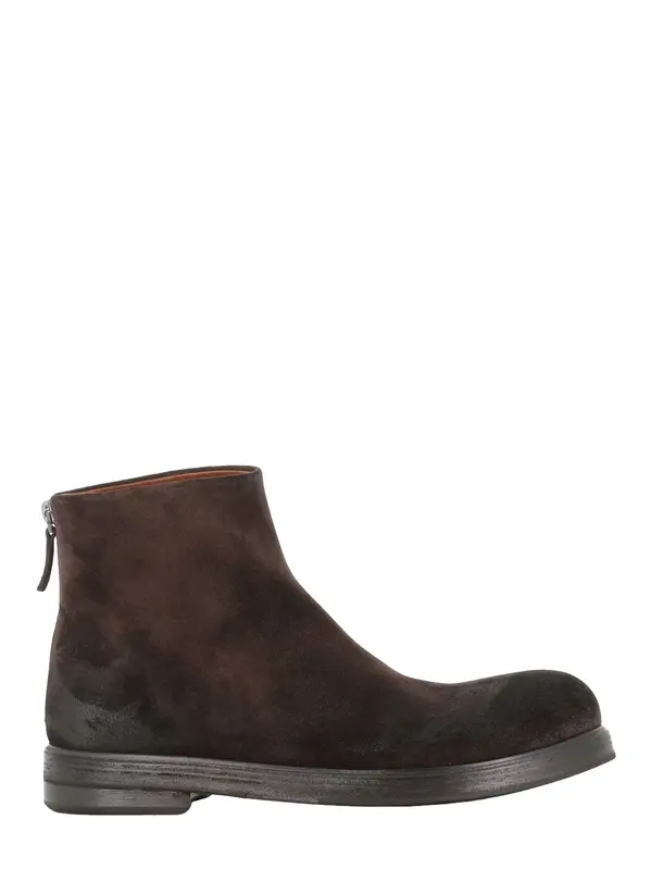 Marsèll Round-toe Leather Boots - Brown