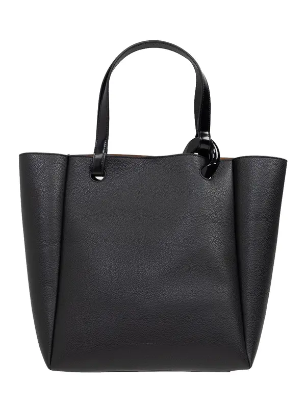 JW Anderson Corner Leather Tote Bag - Black