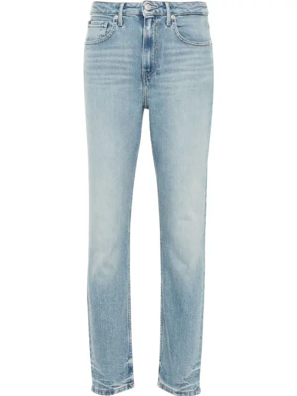 Tommy Hilfiger High-rise Slim Cigarette Jeans - Blue