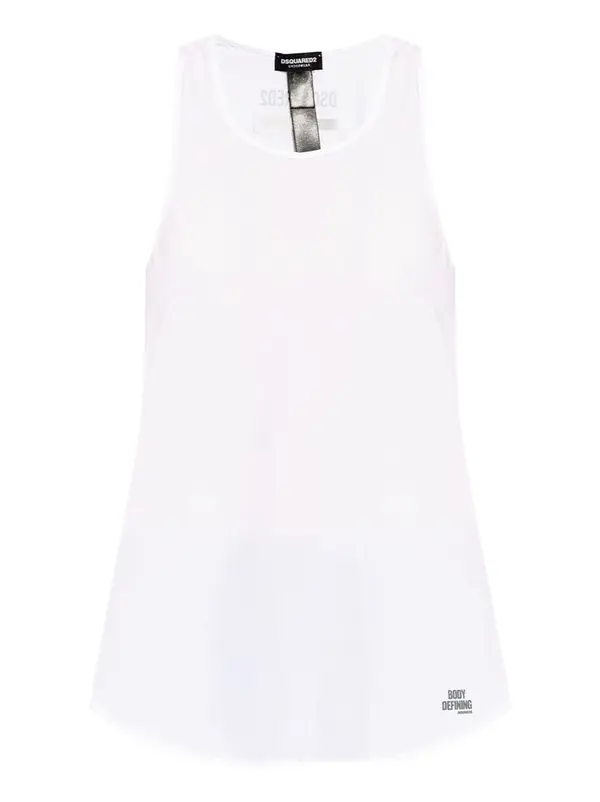 Dsquared2 Logo-print Tank - White