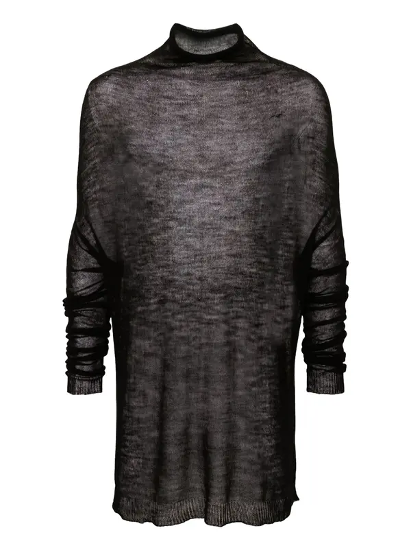 Rick Owens Shroud Open-knit Jumper - Black