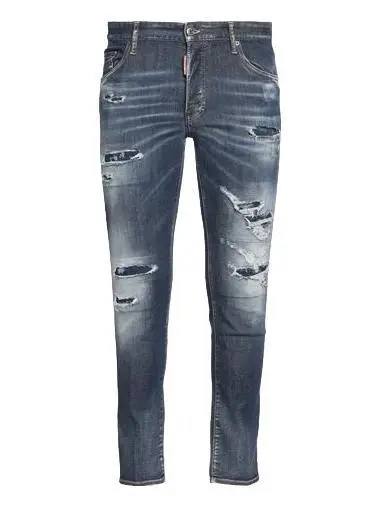 Dsquared2 Cotton, Elastomultiester, Elastane Tapered Jeans - Blue