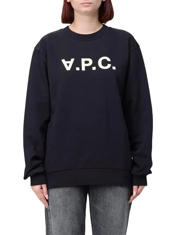 A.p.c. Logo Sweatshirt - Black