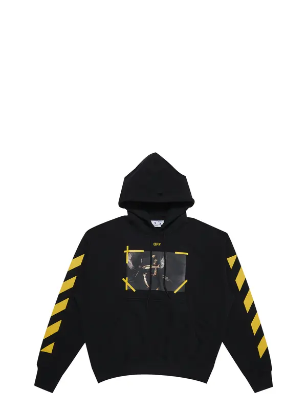 Off-White Caravaggio Printed Hoodie - Black