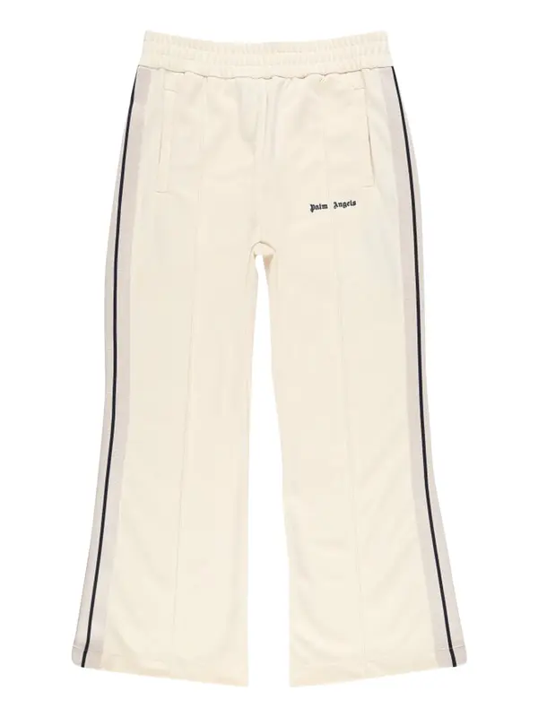 Palm Angels Flare Track Pants 'butter - Cream