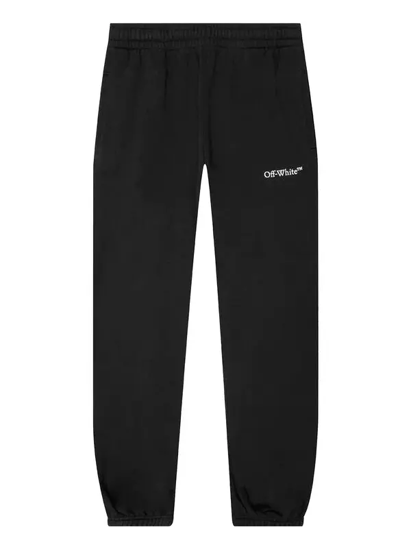 Off-White Caravag Paint Shorten Sweatpant /white - Black