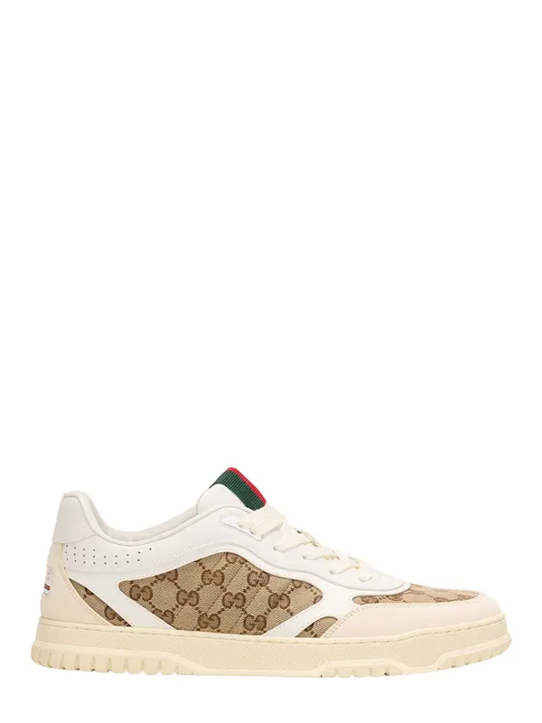 Gucci Re-web Gg Supreme Sneakers - White/beige