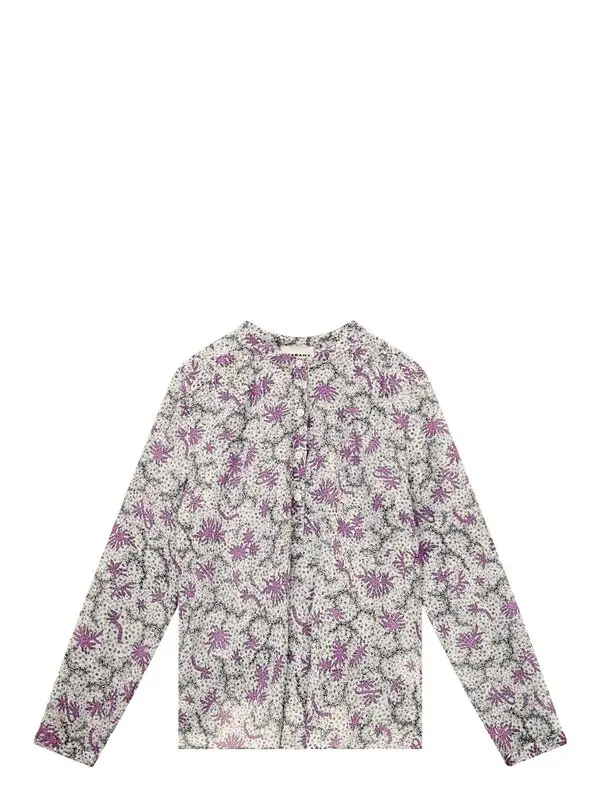 MARANT ETOILE Maria Blouse - Ecru/lilac