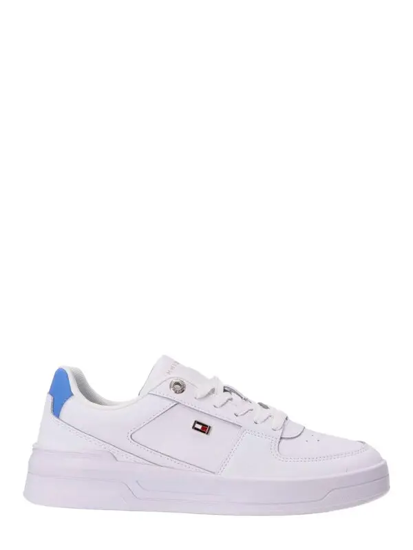 Tommy Hilfiger Flag Basket Panelled Sneakers - White