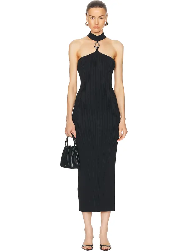 Simkhai Arya Halter Dress - Black