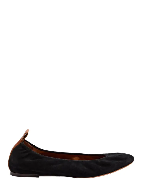 LANVIN Suede Ballerinas - Black