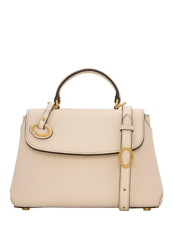 Oscar De La Renta The Mini Poppy Handbag - White