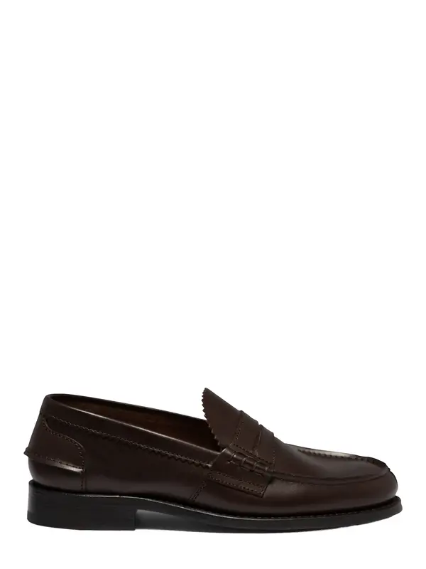 SAXONE OF SCOTLAND Arran Loafers - Brown