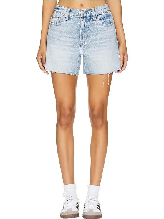 PISTOLA Kennedy Denim Shorts With Frayed Hem - Normandy Vintage