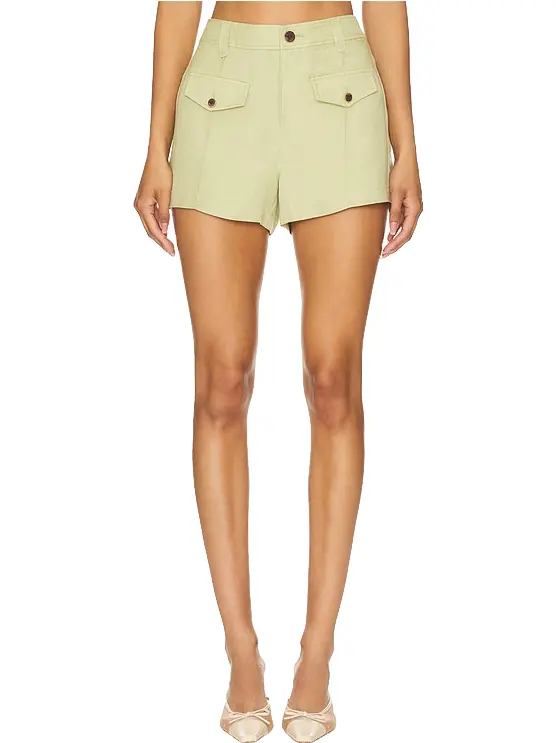 Paige Brittane Short - Pale Olive