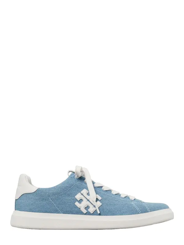 Tory Burch Double T Howell Court Sneakers - Blue