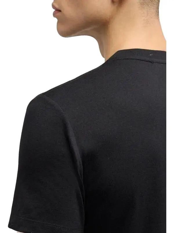 Balmain Apos;s Metallic Vintage Logo T-shirt - Black/silver