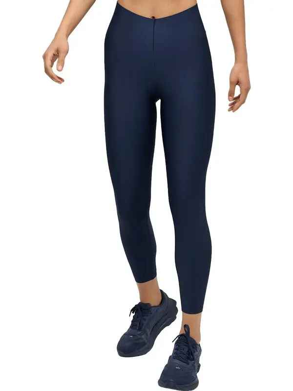 Alo Yoga Airlift Strength Extreme High-waist 7/8 Legging - Navy