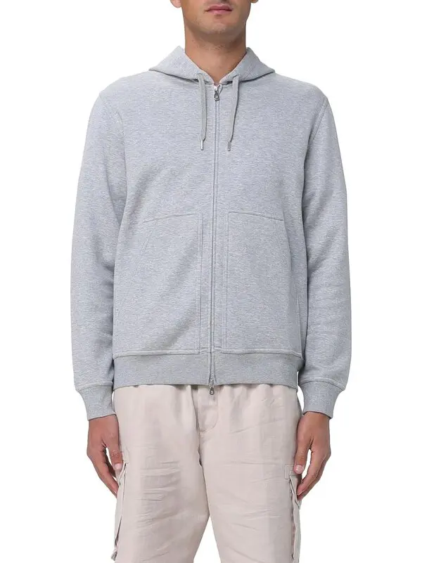 Brunello Cucinelli Full Zip Hoodie - Grey