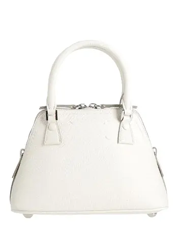 MAISON MARGIELA Handbag With Double Handle And Detachable Shoulder Strap - White