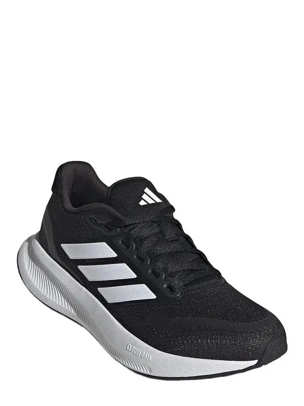 Adidas Run Falcon 5 Athletic Lace-up Running Shoes - Black