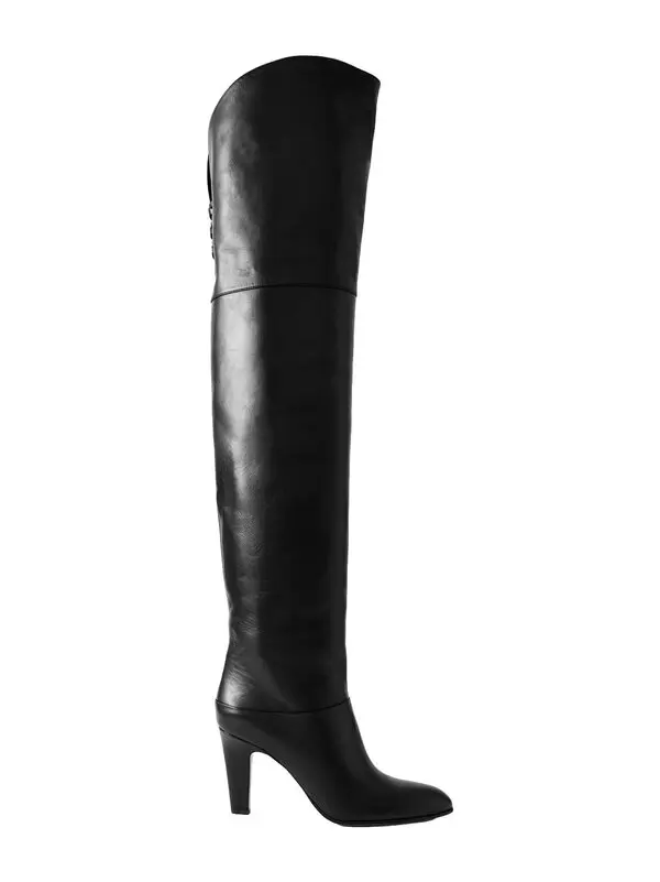 Chloé Eve Leather Over-the-knee Boots - Black