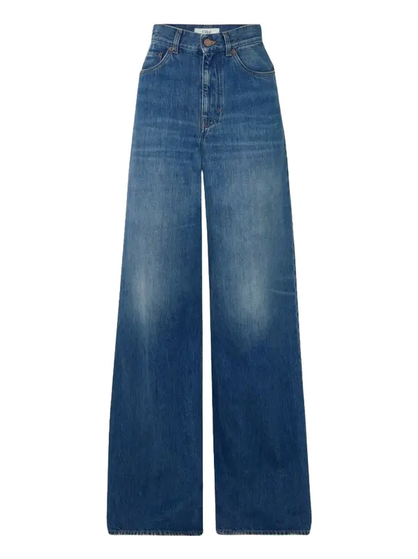 Chloé High-rise Wide-leg Jeans - Blue