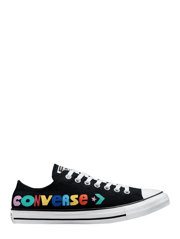 CONVERSE Chuck Taylor All Star Low 'happy Faces' Sneaker - Black
