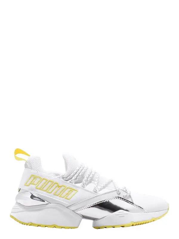 PUMA Muse Maia Tz Metallic Sneakers - White