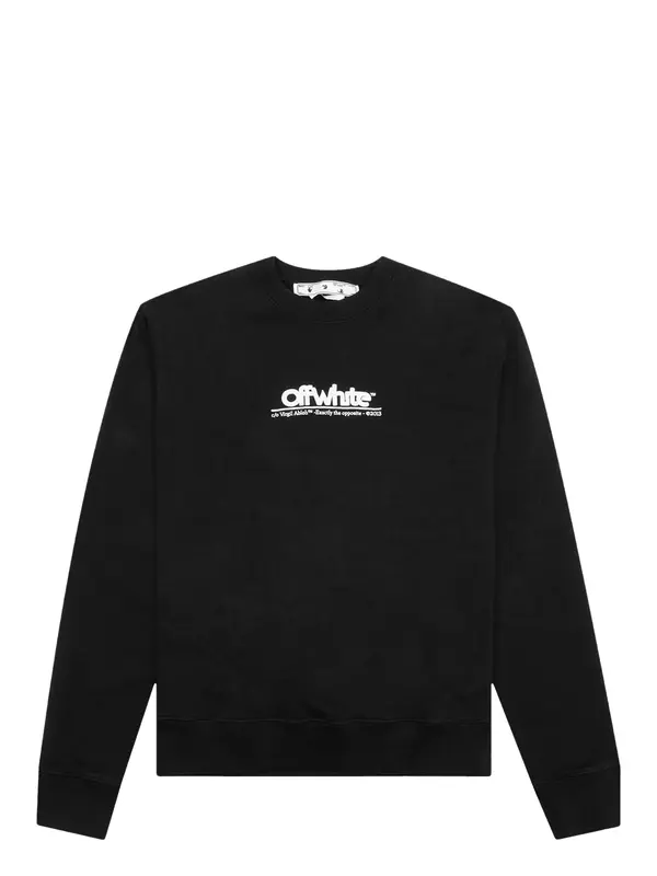 Off-White Chunky Logo Slim Crewneck - Black