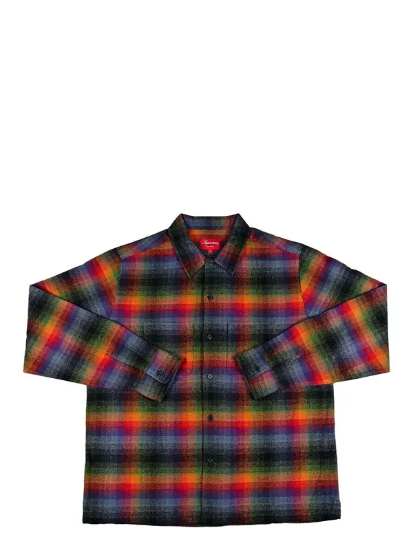 Supreme Plaid Flannel Shirt - Multicolor