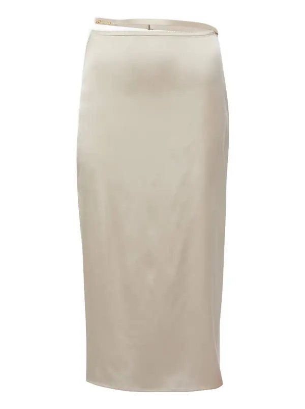 Jacquemus La Jupe Notte Midi Skirt - White