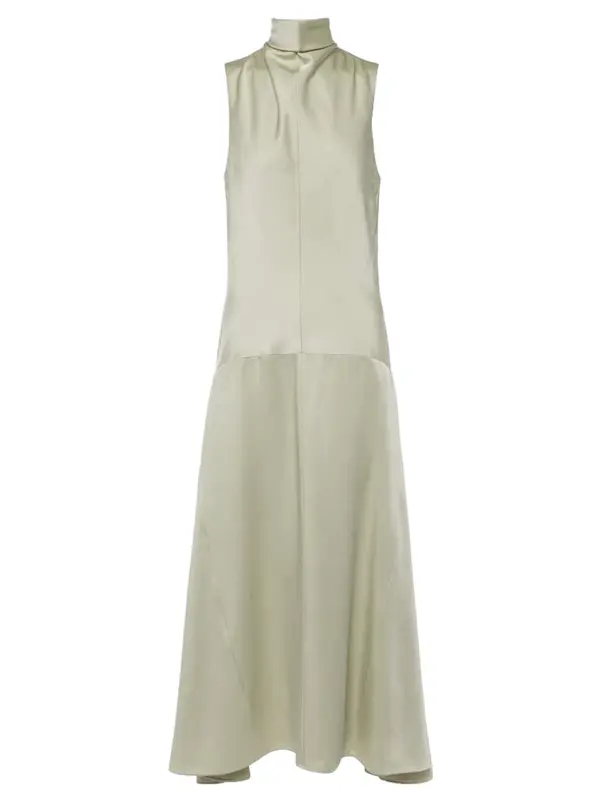 JIL SANDER Draped Maxi Dress - Green