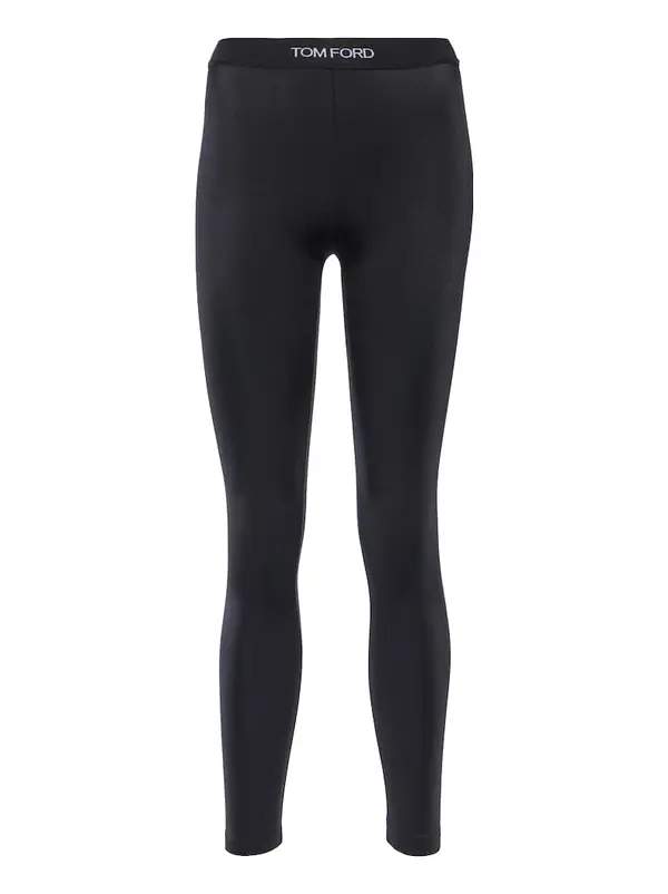 TOM FORD Jersey Leggings - Black