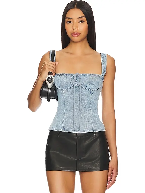 Lioness Daydream Corset - Classic Denim