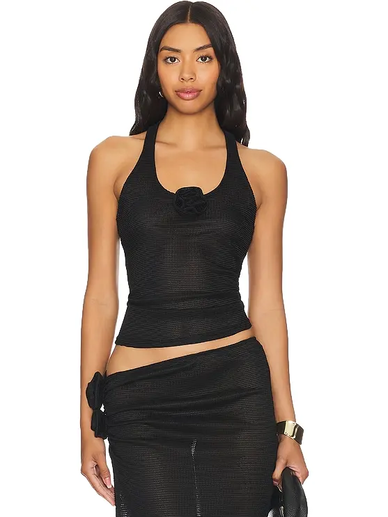 Lioness Soul Mate Halter Top - Onyx