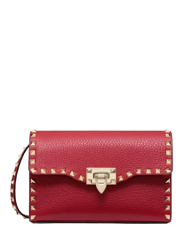 Valentino Garavani Rockstud Crossbody Bag - Red