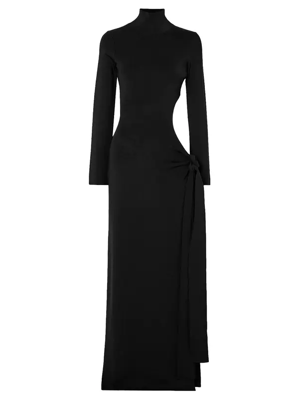Galvan Cindy Jersey Gown - Black