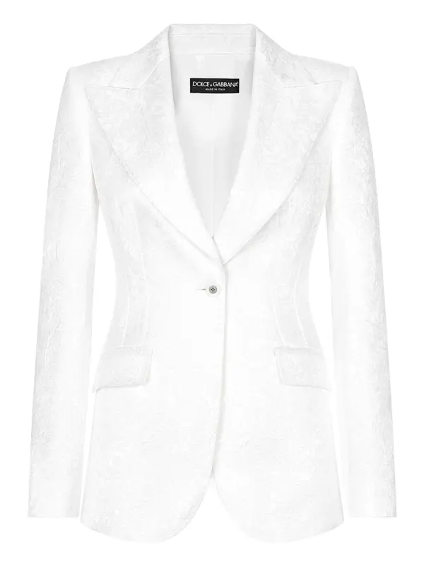 Dolce & Gabbana Turlington Single-breasted Blazer - White