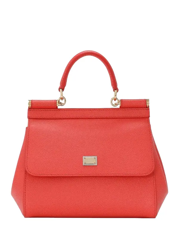 Dolce & Gabbana Medium Sicily Tote Bag - Orange