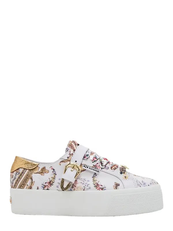 Camilla X Superga 2790 Leather Sneakers - White