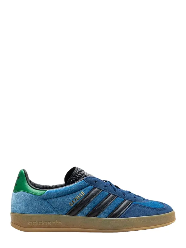 Adidas X Size? Gazelle Indoor Gum Sneakers - Blue