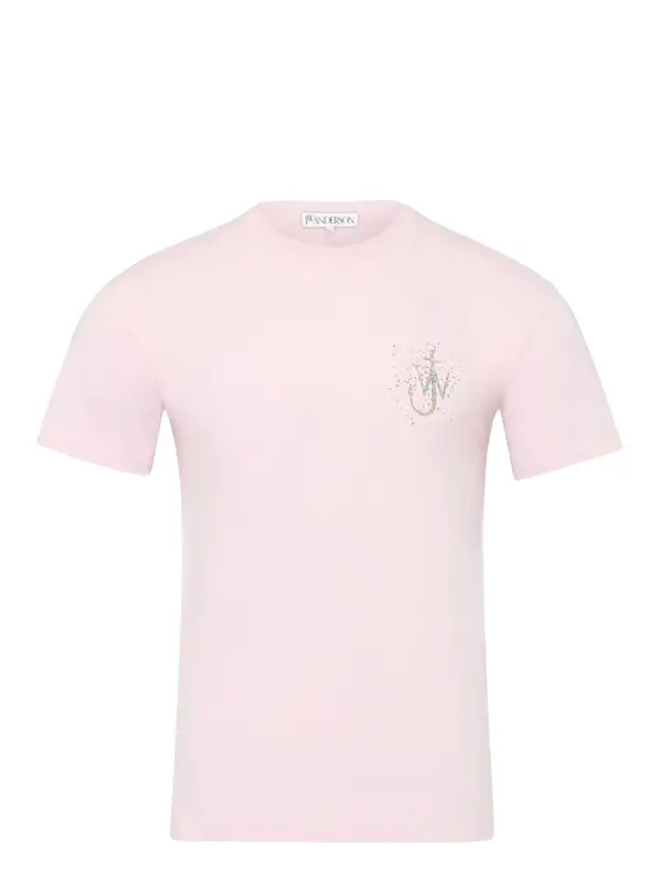 JW Anderson Pigeon Organic-cotton T-shirt - Pink
