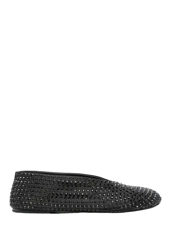 Khaite Marcy Crystal Ballerinas - Black