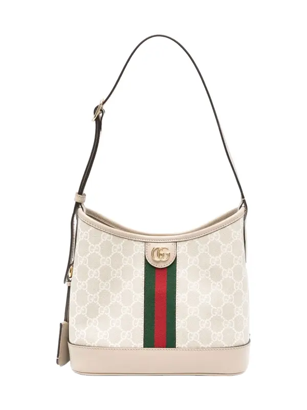 Gucci Small Ophidia Gg Shoulder Bag - Neutrals