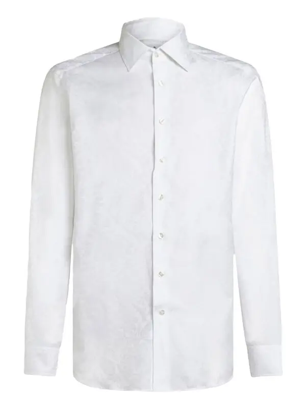 Etro Paisley-print Cotton Shirt - White