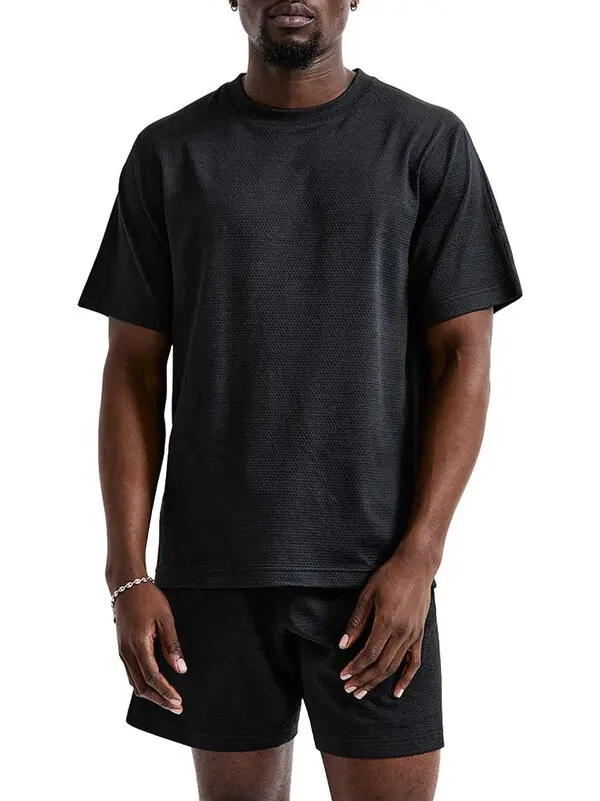 Reigning Champ Solotex® Mesh Tiebreak Performance T-shirt - Black