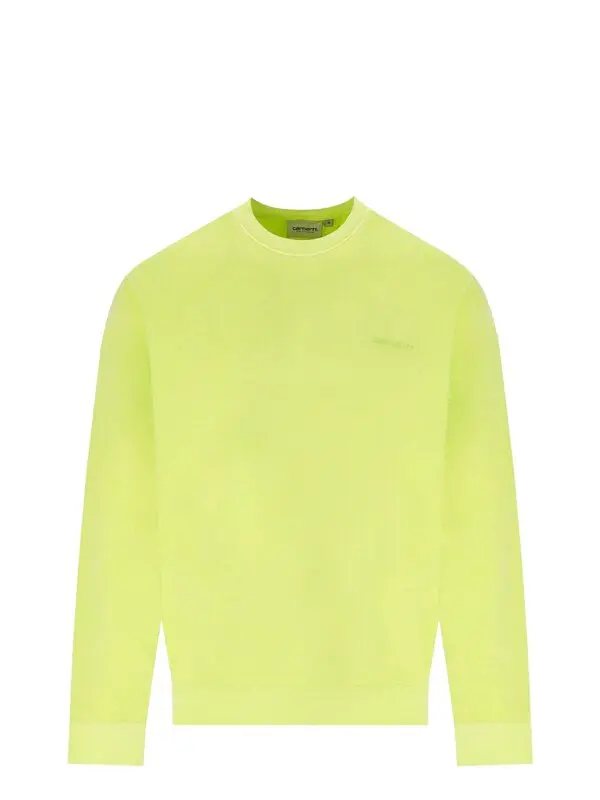 Carhartt Work In Progress Duster Script Sweatshirt - Yellow