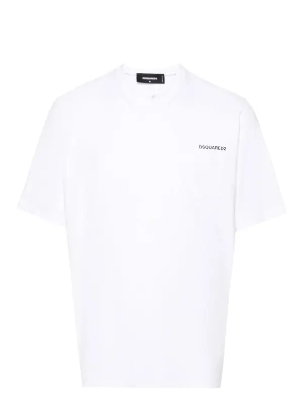 Dsquared2 Logo-print Cotton T-shirt - White